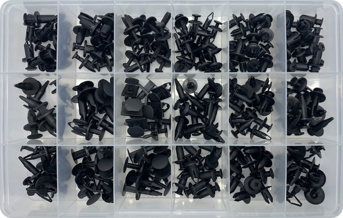 Ford & Holden Screw & Push Type Scrivet Assortment Kit (Approx Qty 200 ...