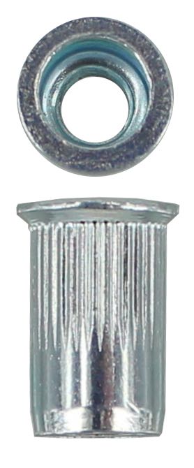 M4 Flush Splined Steel Rivnut — JNS Fasteners