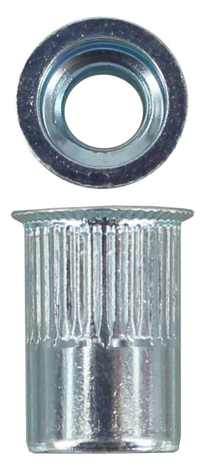 M6 Flush Splined Steel Rivnut — JNS Fasteners